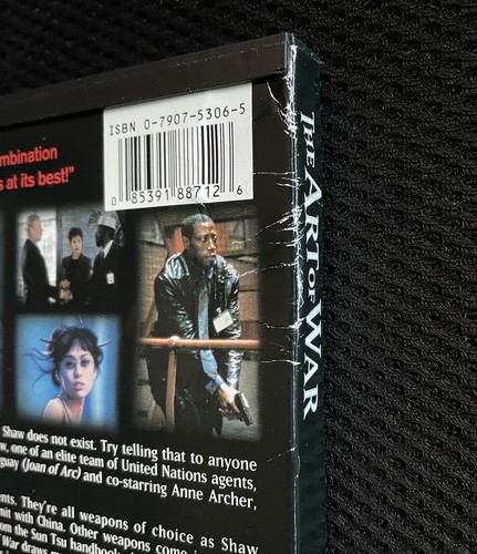 Wesley Snipes SIGNED The Art Of War DVD Autograph 2000 Widescreen BLADE ...