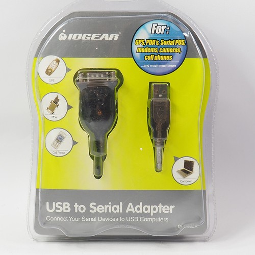 IOGEAR GUC232A USB to PDA/Serial (DB9) Adapter w/PC&Mac Drivers *FOR ...