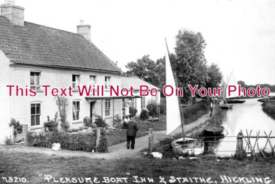 NF 1519 - Pleasure Boat Inn & Staithe, Hickling, Norfolk | eBay UK