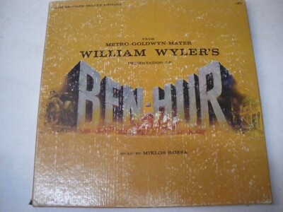 BEN HUR Soundtrack Deluxe Edition MIKLOS ROZSA MGM box set LP ...