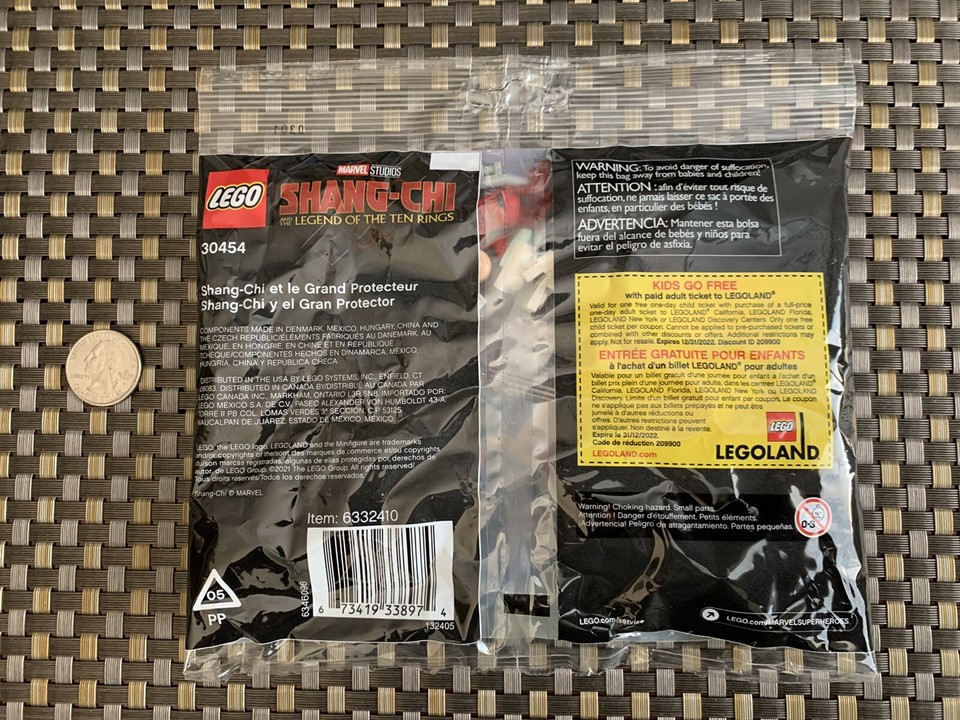 LEGO 30454 Shang-Chi and The Great Protector Limited Polybag Set 55 ...