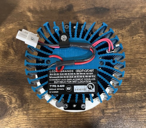 Alphabet NU4-RD-SW-15LM-40K-90-50D-NL-WH-WH-NC-120-ELV1 4” Round ...