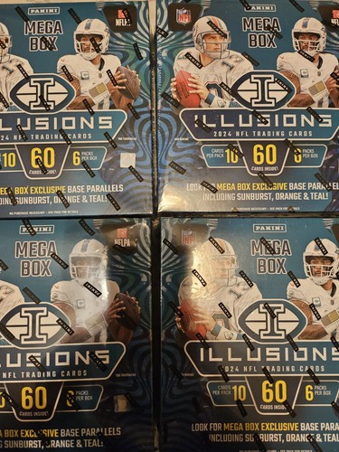 2024 Panini Illusions Football Mega Box - NFL Trading Cards - Factory ...