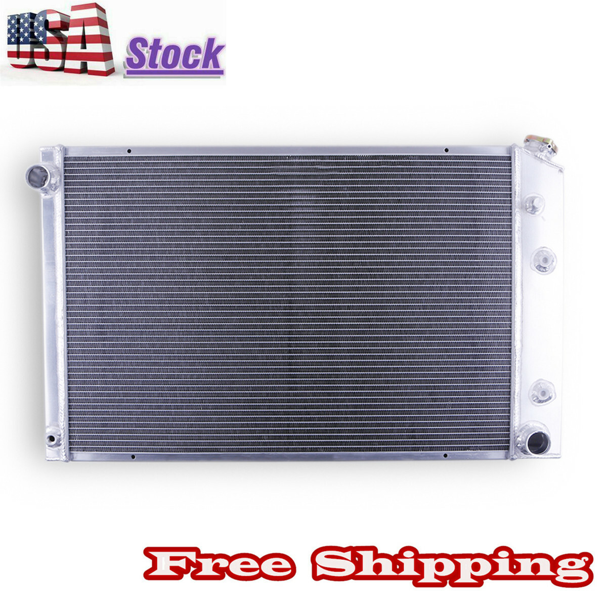 3Row Aluminum Radiator For 1973-1987 Chevy C/K C10/C20/C30 Pickup Truck ...