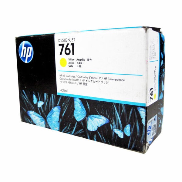 HP 761 Ink Cartridge - Yellow (CM992A) for sale online | eBay
