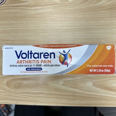 Volteran Topical Arthritis Pain Relief 150g (5.29oz) Easy open Tube Exp ...