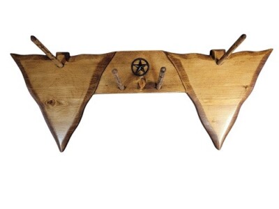 Wood Crossbow Rack, Wall Mounted Crossbow Rack, Rustic Crossbow Rack ...