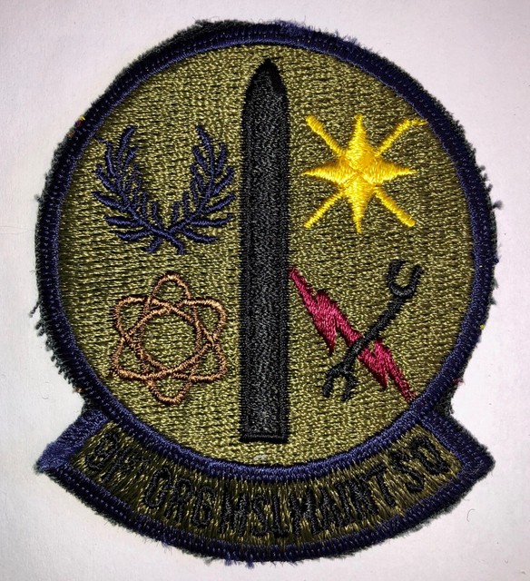 Post Vietnam War 91st Organizational Missile Maintenance Squadron USAF ...