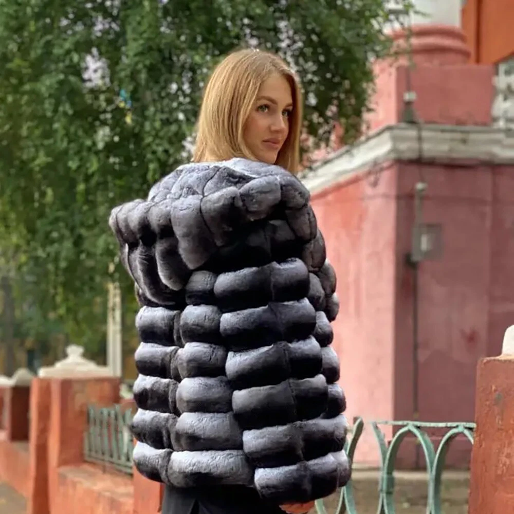 Real Chinchilla Coat