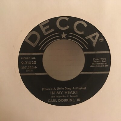 CARL DOBKINS 45" VINYL SINGLE , LUCKY DEVIL / IN MY HEART | eBay