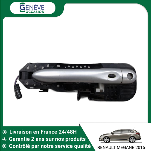 🇫🇷 POIGNEE EXTERIEURE PORTE AVANT GAUCHE RENAULT MEGANE ♻️ 806706656R ...