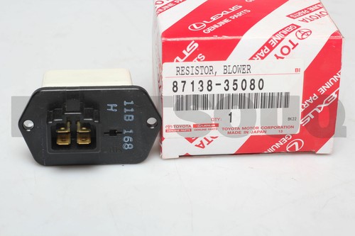 8713835080 Genuine Toyota RESISTOR, BLOWER 87138-35080 | eBay