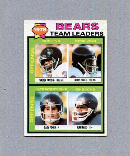 1979 Topps Chicago Bears Team Leaders #132 NM- | eBay