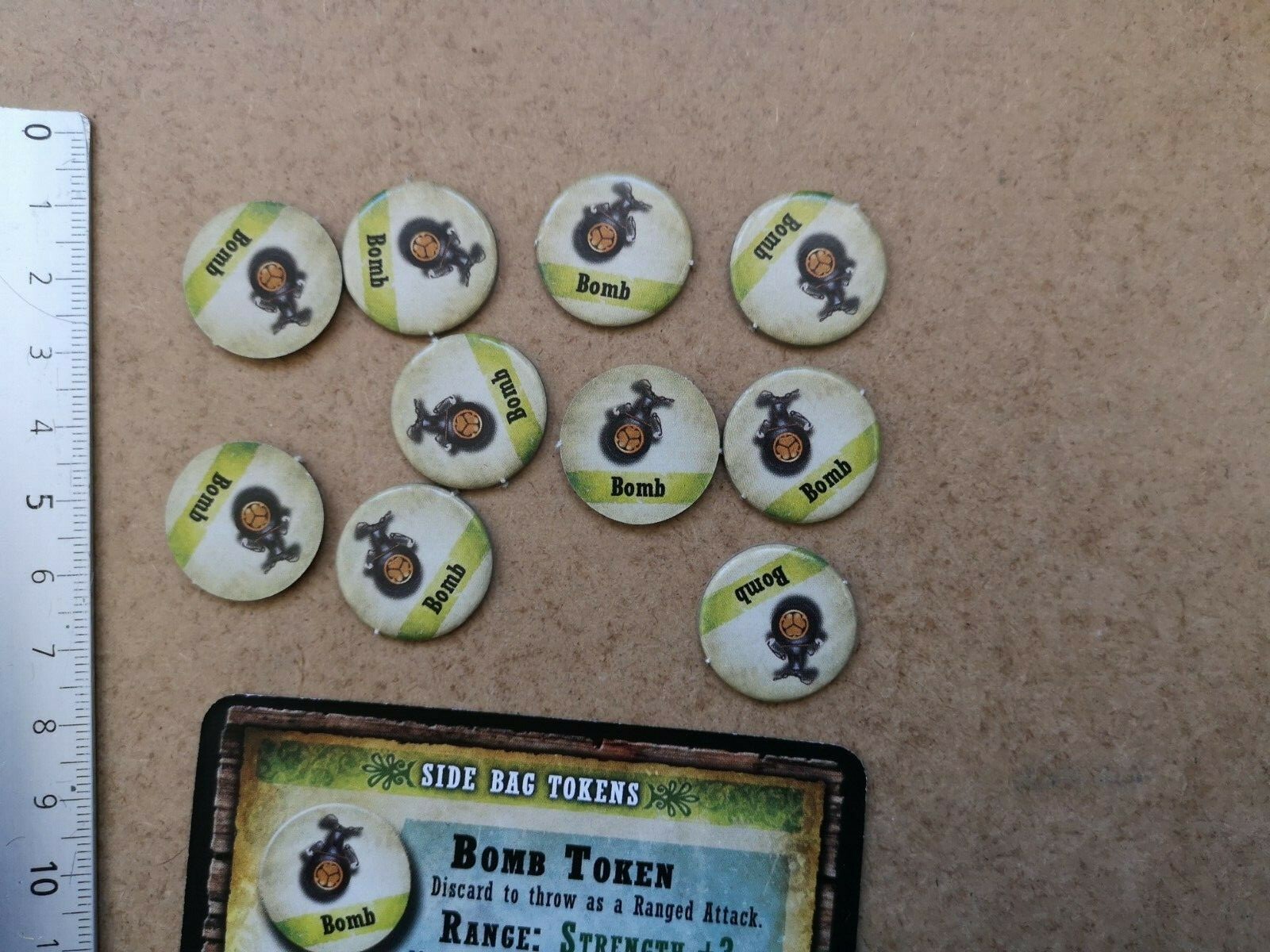 BOMB TOKENS +CARD/SHADOWS OF BRIMSTONE FORBIDDEN FORTRESS M181 | eBay