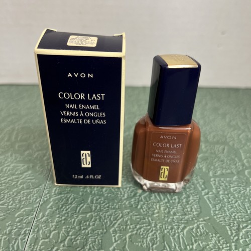 Avon Nail Polish Tuscan Russet Color Last Nail Enamel .4fl Oz 12ml NOS ...