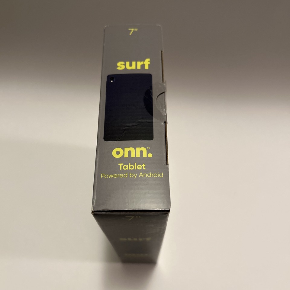 New: Onn Surf Tablet 7" Android 14 Go Edition Bluetooth 32GB Storage ...
