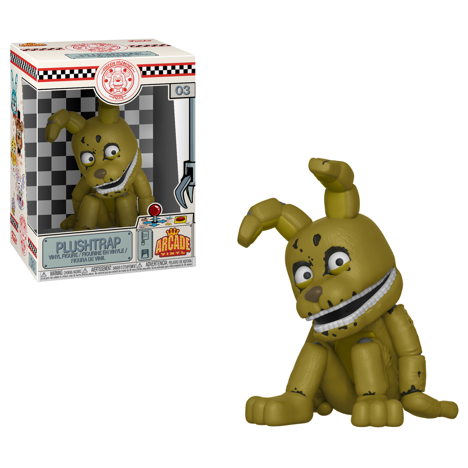 Funko Arcade Vinyl: Five Nights at Freddy's - Springtrap (Plushtrap) #3 ...