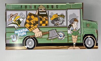 2023 SDCC Camp Fundays Funko Pop! Bus BOX ONLY (Wolves, Lumberjack ...