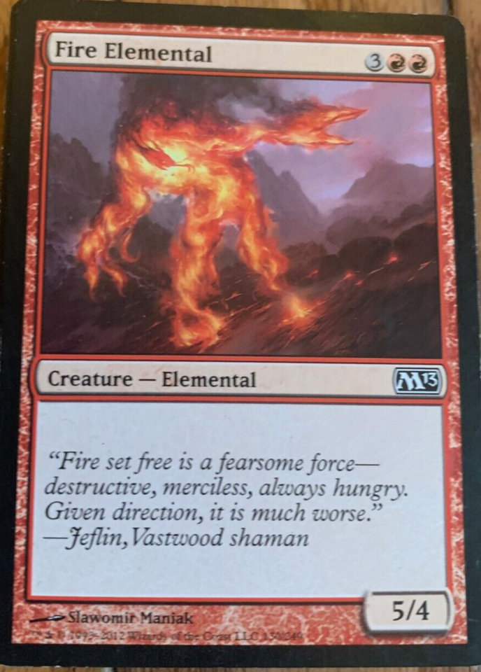 Magic The Gathering (MTG) 60 card red beginner deck. Good condition. | eBay
