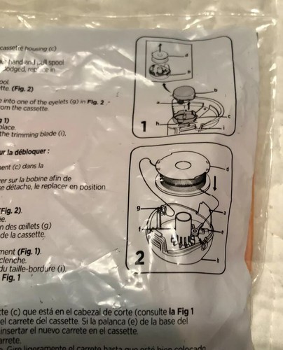 Black And Decker AFS Automatic Feed Spool DF-065-BKP 40’. Weed Cutter ...