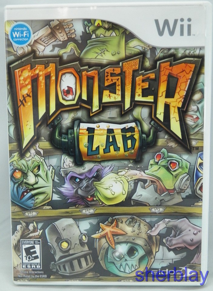 Monster Lab - Nintendo Wii Game Complete Scratched Works 788687300094| eBay