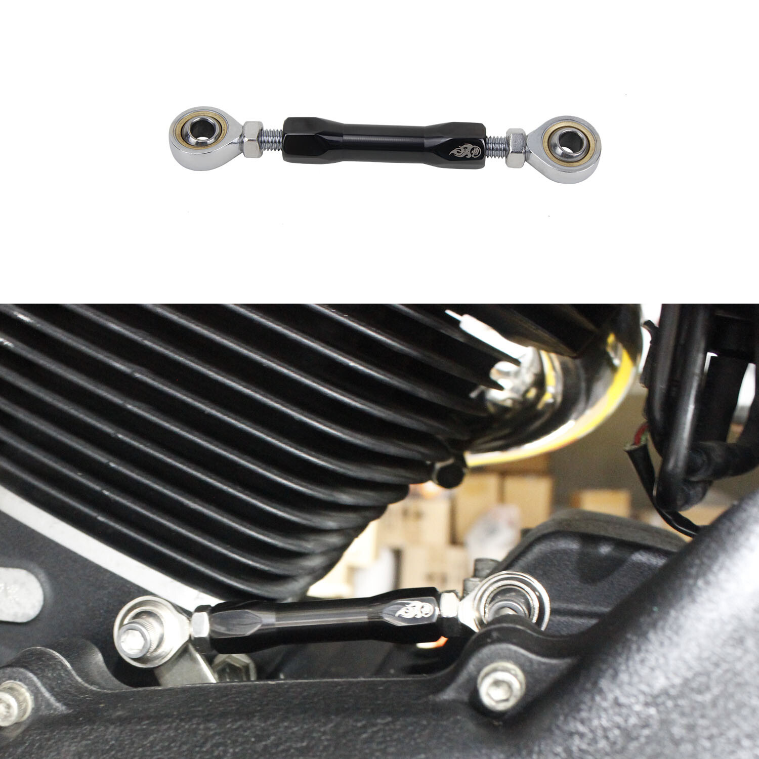 Mid Control Shift Linkage Shifter for Harley Dyna CVO Fat Bob Super ...