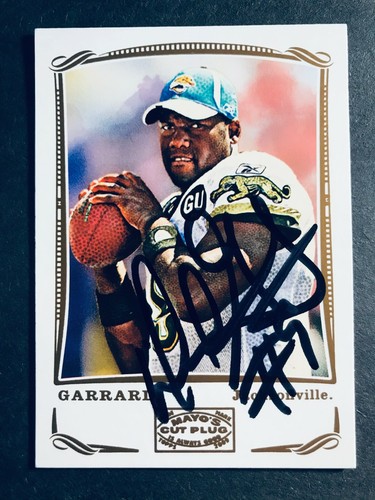 SIGNED DAVID GARRARD 2009 TOPPS FOOTBALL CARD - JAGUARS | eBay