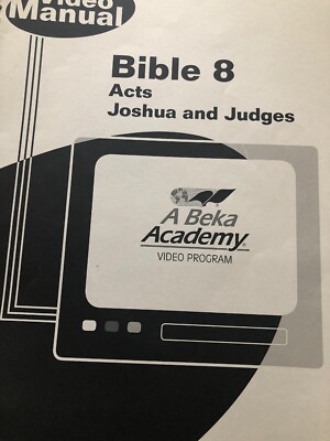 Abeka 8th Bible Acts, Joshua and Judges | eBay