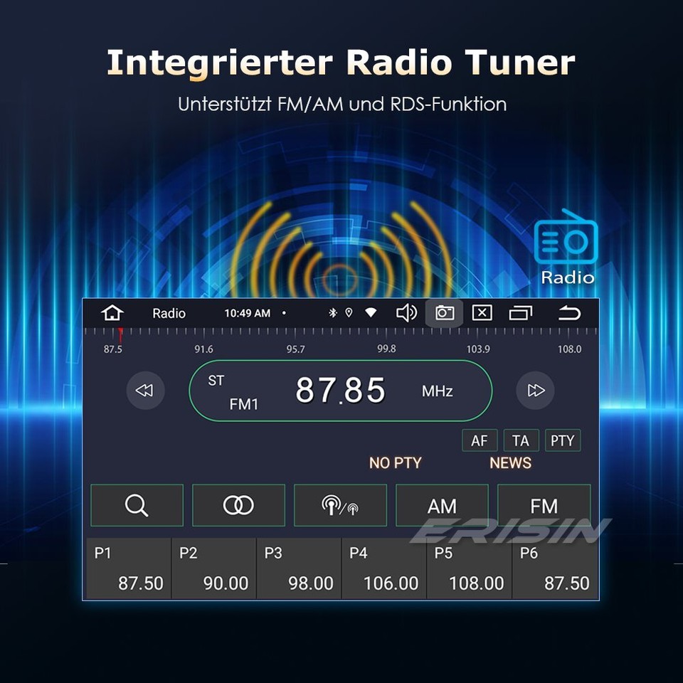 8-Kern Android 13 DAB+Autoradio Navi SWC Renault Dacia Duster Logan ...