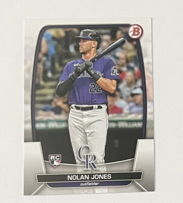 2023 Bowman Nolan Jones #74 Rookie Card Rockies | eBay