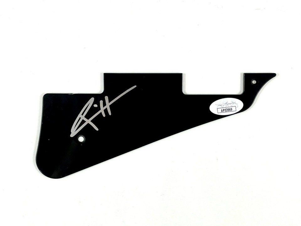 Mike Riggs Rare Hand Signed Guitar Pickguard Rob Zombie Metal Guitarist ...