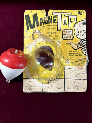 Vintage Magnet Top Spinning Top Toy American Maget Corp.Brooklyn NY | eBay