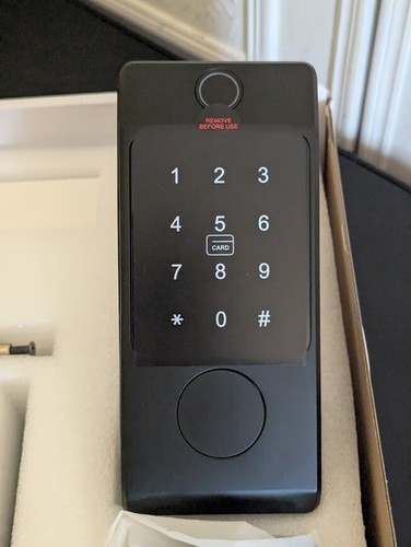 Miuedo Smart Deadbolt Lock - Biometric fingerprint lock w Keys - Free ...