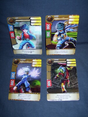 Redakai Conquer The Kairu Card Lot of 4 KY Zane Koz Teeny 2011 | eBay