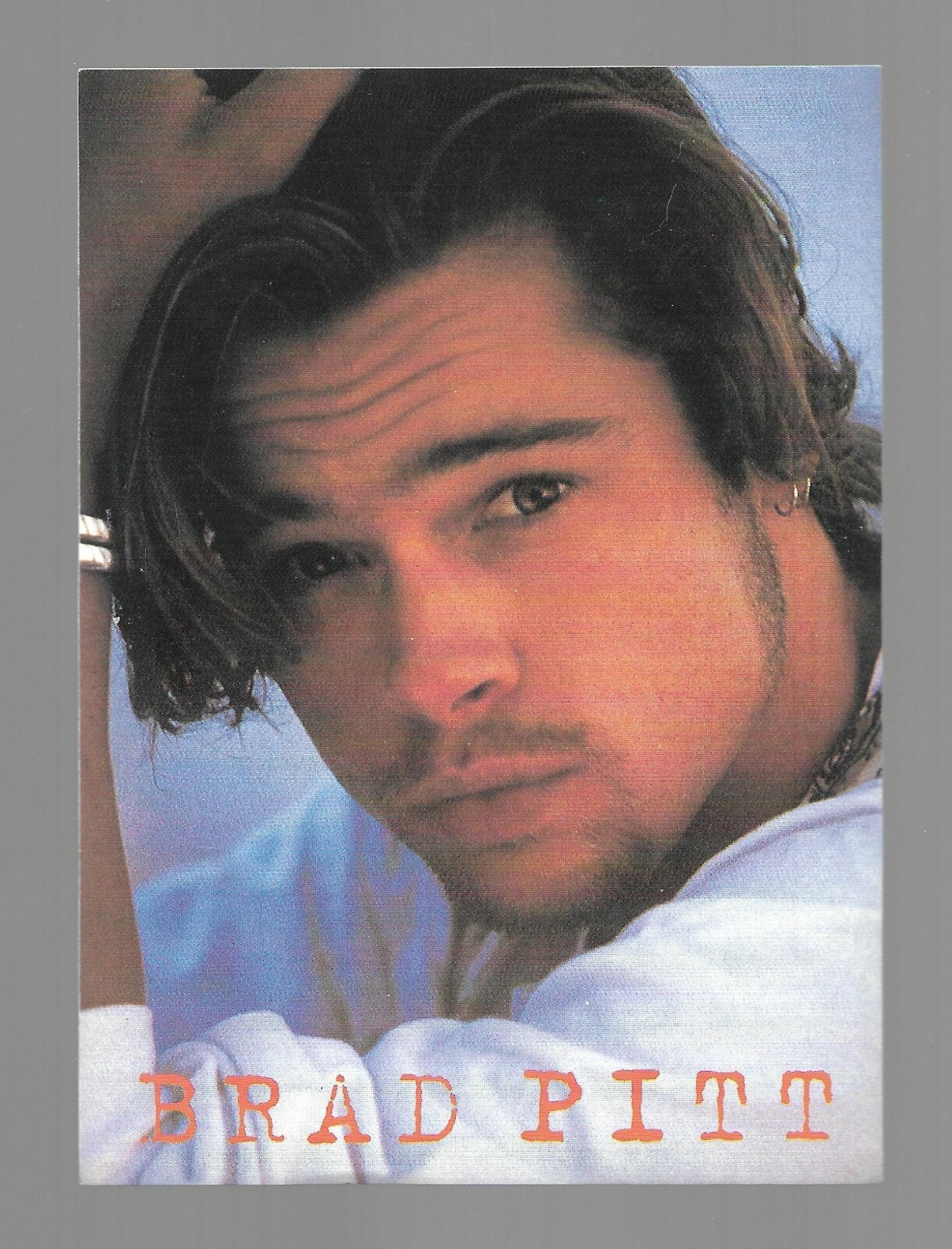 BRAD PITT 4X6 COLORED STICKER-NEAR MINT CONDITION | eBay