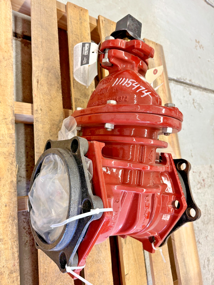 MUELLER A-2361 AWWA Gate Valve 6" 350-psi MJ x MJ Non-Rising Stem, 2 ...