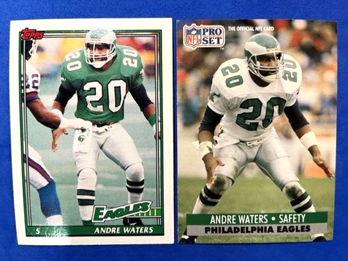 NFL - Andre Waters 1991 Topps & 1991 Pro Set Football - Eagles | eBay