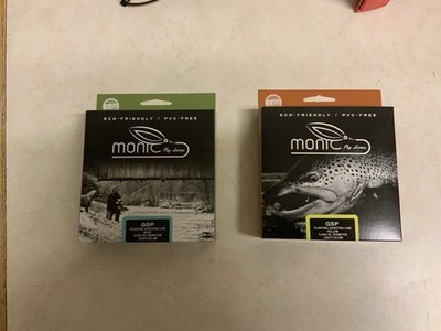 Two Monic GSP Floating Shooting Lines 1 Blue 1 Yellow 0.026” Diameter ...