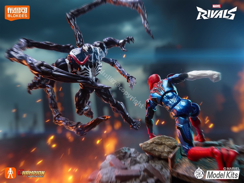 Blokees Marvel Rivals Spider-Man Peter Parker Champion Class CC-06 ...