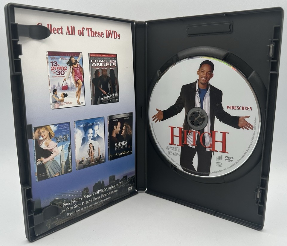 Hitch DVD Widescreen Will Smith Kevin James Amber Valletta Adam Arkin ...