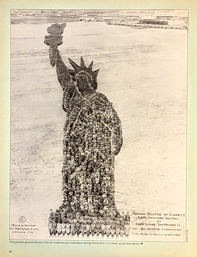 1986 Magazine Human Statue of Liberty Illustration Americana Print ...