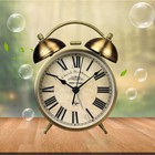 1PC Retro Round Desktop Clock Bell Small Alarm Clock for Home | eBay