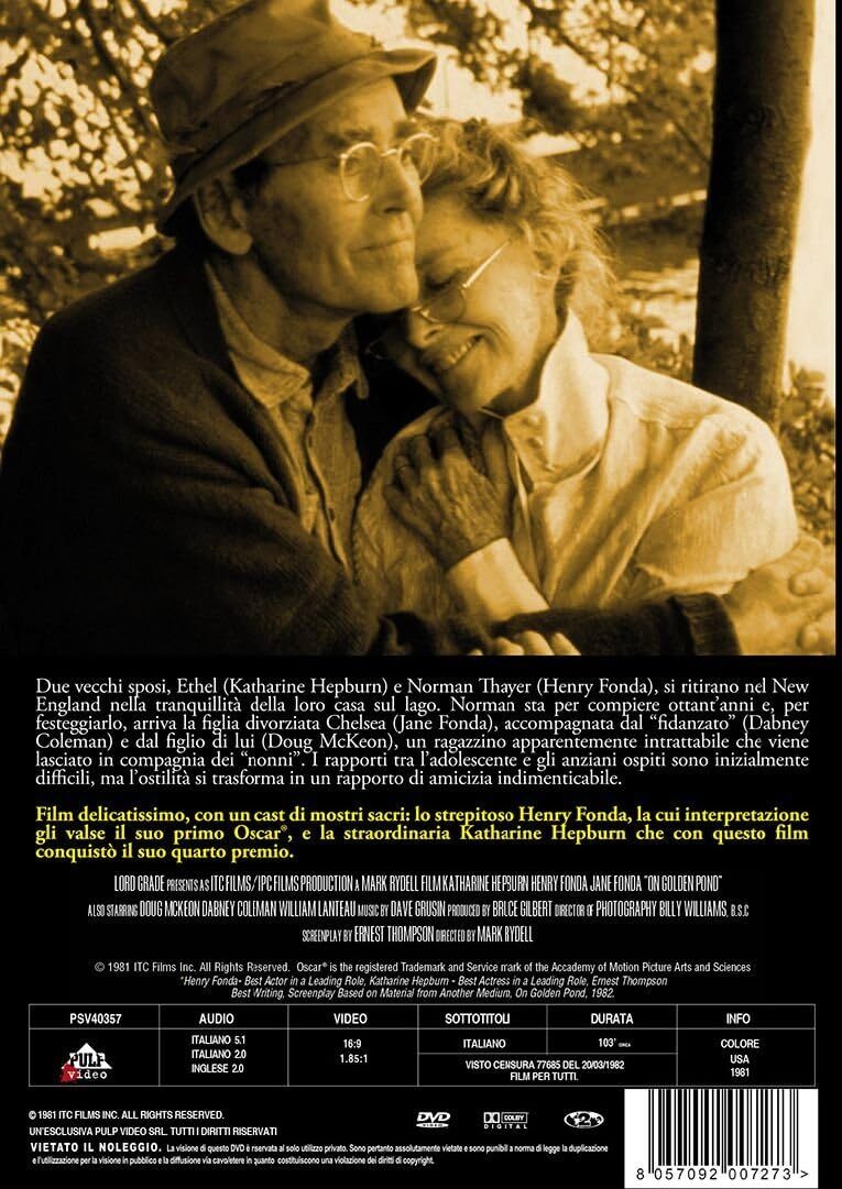 sul lago dorato DVD Italian Import (DVD) | eBay