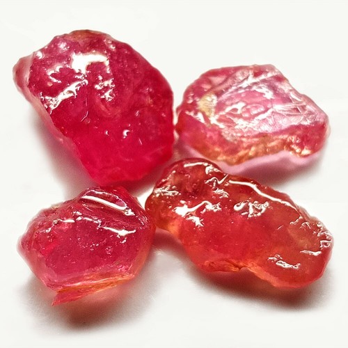 20.25Ct. Natural Gemstone Rough Ruby Pinkish Red Color Mine Madagascar ...