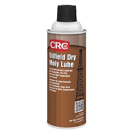 Crc 03284 Dry Film Lubricant, 16 Oz, Aerosol Can, Molybdenum, Gray | eBay