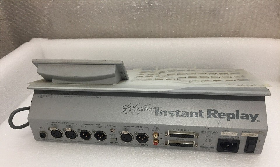 360 Systems Instant Replay Hard Disk Audio Recorder | eBay