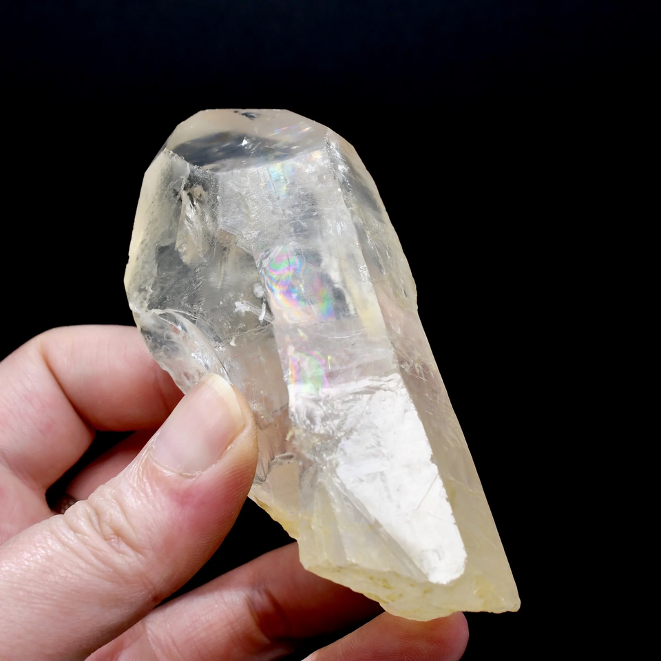 3.9in 229g Cosmic Dow Channeler Golden Healer Lemurian Quartz Crystal ...