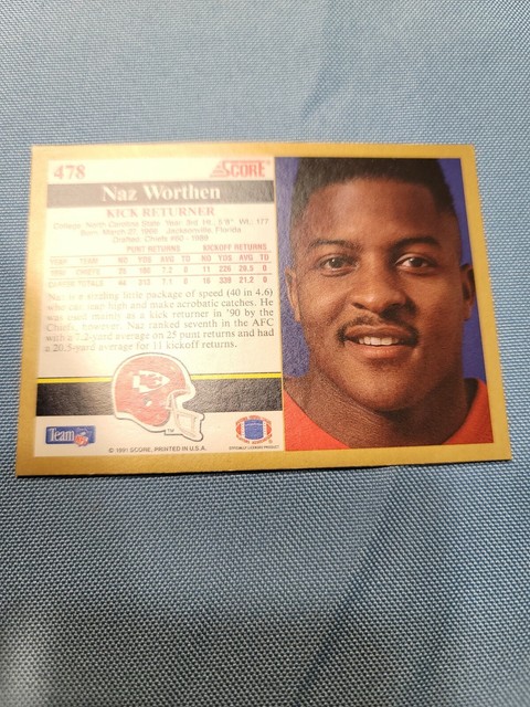 1991 Score - #478 Naz Worthen for sale online | eBay