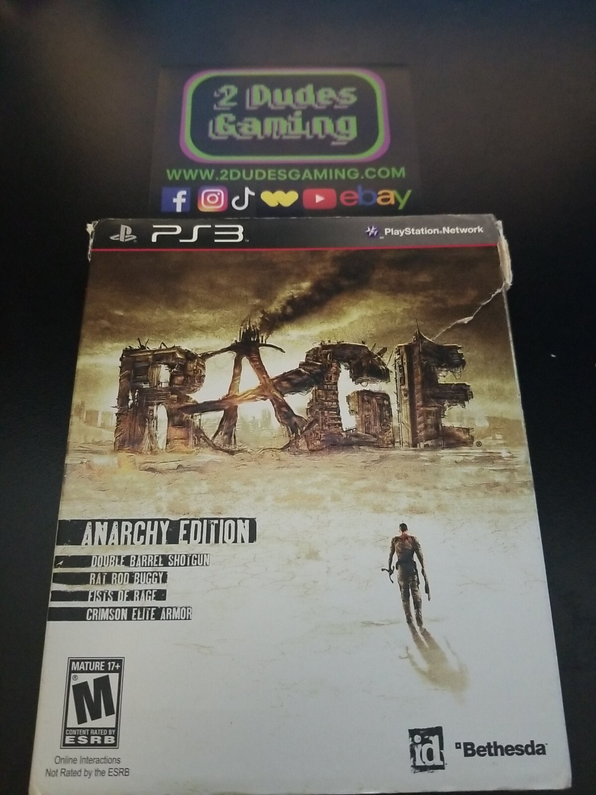 Rage: Anarchy Edition, 2011, PlayStation 3 PS3 w/ Manual 93155117440 | eBay