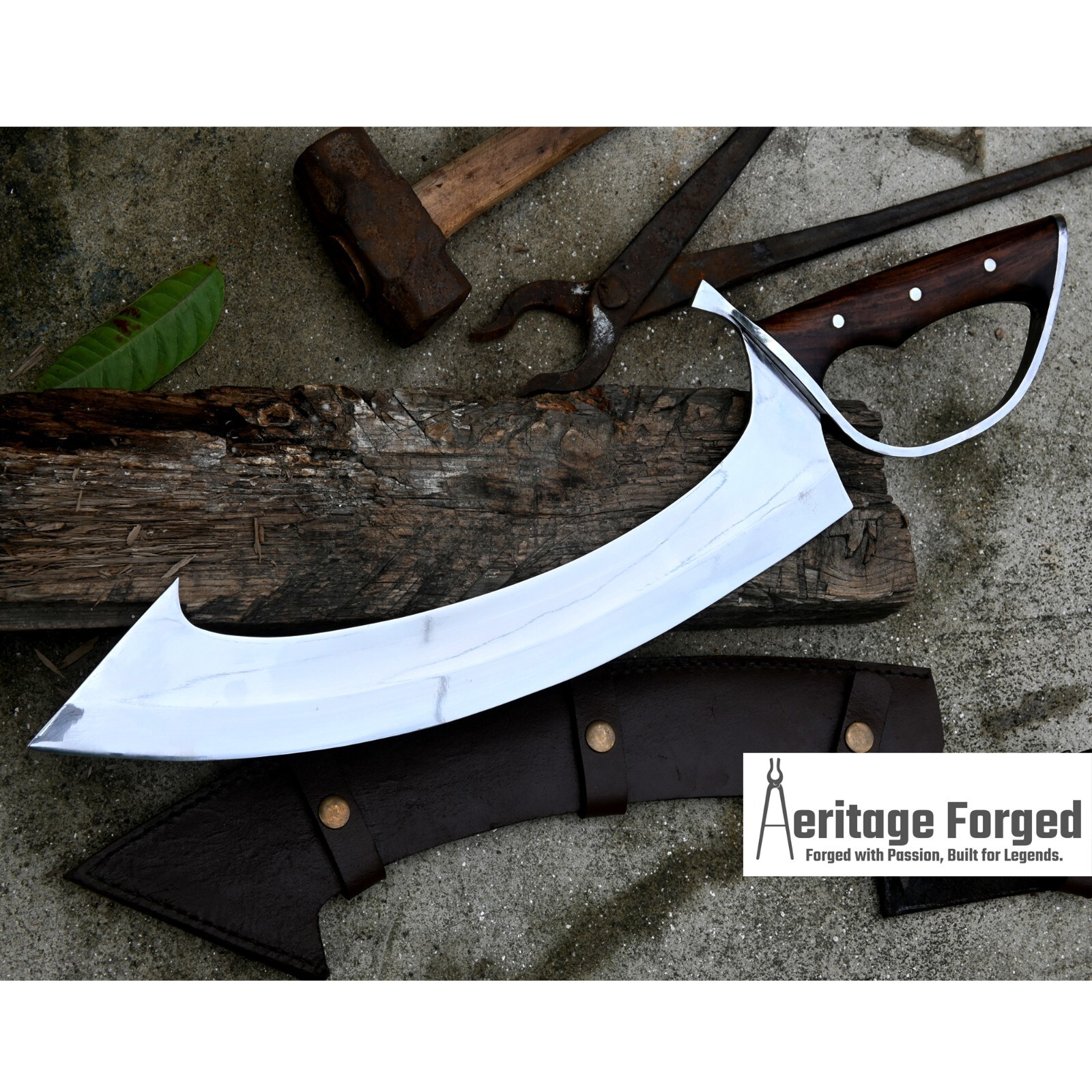 KOPESH MACHETE-hunting machete-tactical knife-chopper-cleaver-Hand ...
